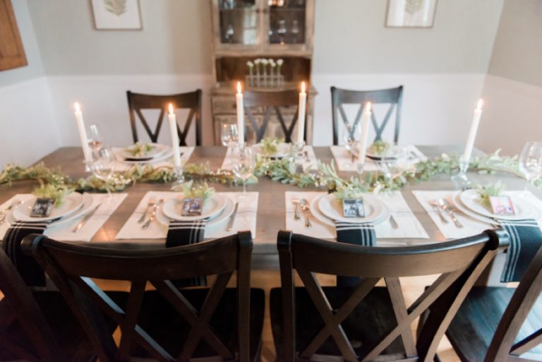 Magnolia Farmhouse Inspired Dining Room